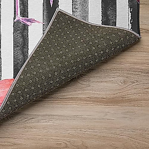 Dalyn Rugs Indoor/Outdoor Tropics TC9 Black Washable 8' x 10' Rug