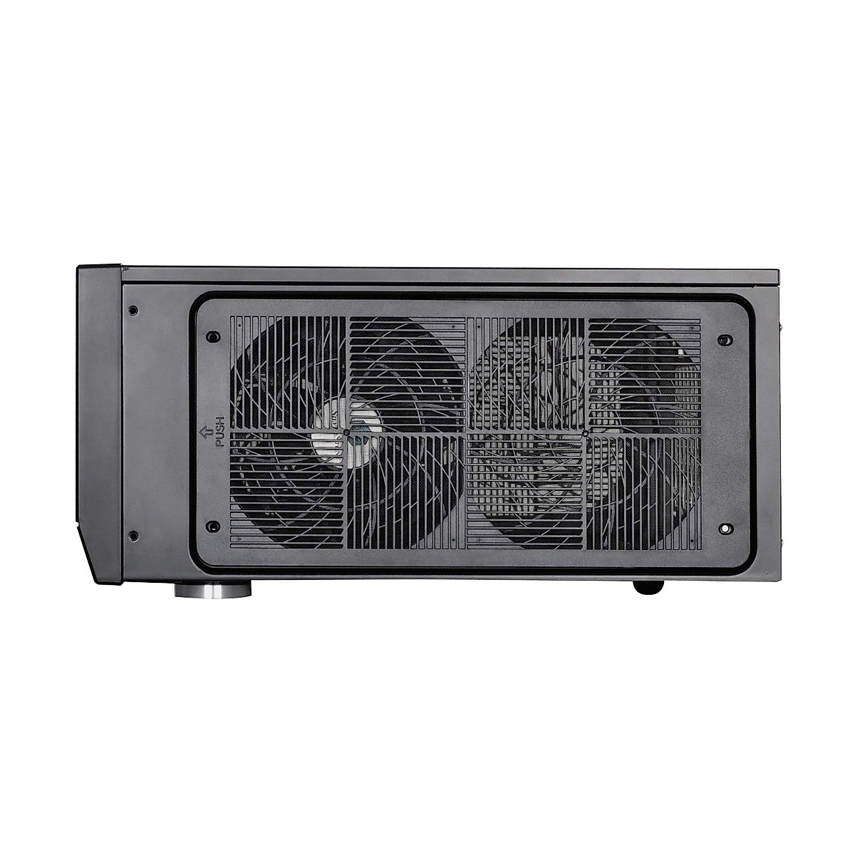 SilverStone Technology Grandia Series Aluminum HTPC Computer Case for ATX / SSI-CEB - Black (GD09B)