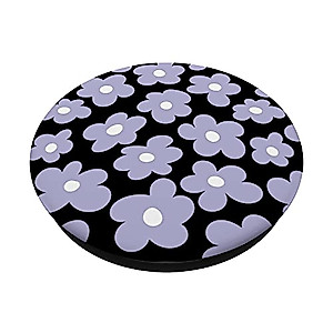 Aesthetic Lilac Flowers Retro Daisy PopSockets Swappable PopGrip