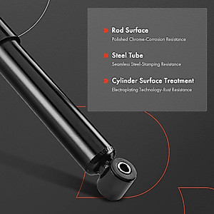 A-Premium Rear Shock Absorbers Struts Compatible with Dodge Grand Caravan 2008-2010, Chrysler Town & Country 2008-2010 - [without Load Leveling Suspension]