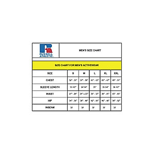 Russell Athletic Men's Fitted Long Sleeve Performance T-Shirt, White, Medium