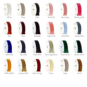 2" Velvet Ribbon Antique Blue 25 Yards HairBow Center