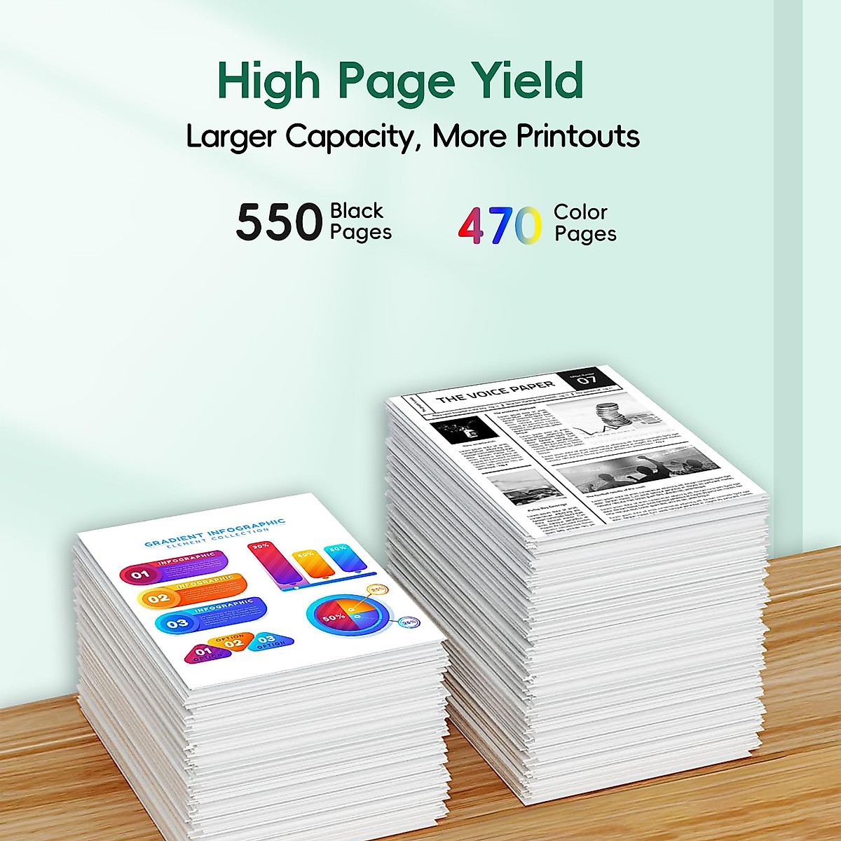 Ondula Remanufactured Ink Cartridge Replacement for Epson 202XL Mutipack 202 XL T202 Work with Workforce WF-2860 Expression XP-5100 Printer (2 Black, Cyan, Magenta, Yellow 5-Pack)