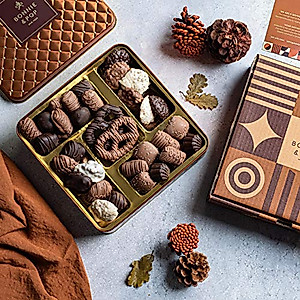 Chocolate Gift Basket, Candy Food Gifts Arrangement Platter, Gourmet Snack Box, Birthday Present Idea, Corporate Him & Her, Men Women Sympathy Family Parties & Get Well- Bonnie & Pop