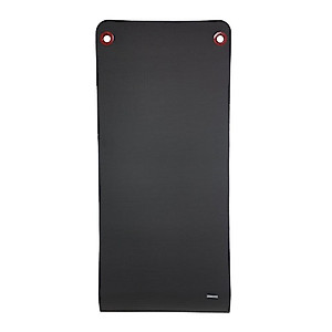 Power Systems Premium Hanging Club Exercise Mat, 72 x 23 x 5/8 Inches Thick, Jet Black (93832)