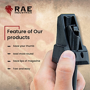 RAEIND Speedloader for Taurus PT709 Single Stack Magazine Speed Loader Reloader (Taurus PT709-9mm)