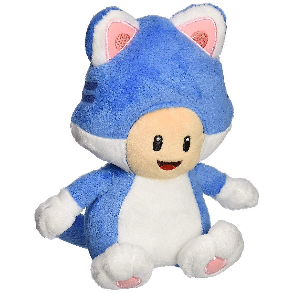 "Little Buddy USA Super Mario: 7"" Neko Cat Toad Plush", multi-colored