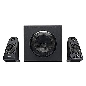 Logitech Z623 400 Watt Home Speaker System, 2.1 Speaker System - Black