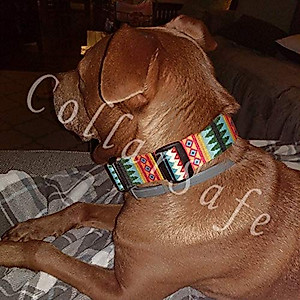 CollarSafe 1.5" Wide Big Dog XXL Designer Replacement Collar Fits Pet Safe 2-Hole Receiver modules 1-3/16" Apart (Fits Invisible Electric Underground Wireless Fence Containment Training bark