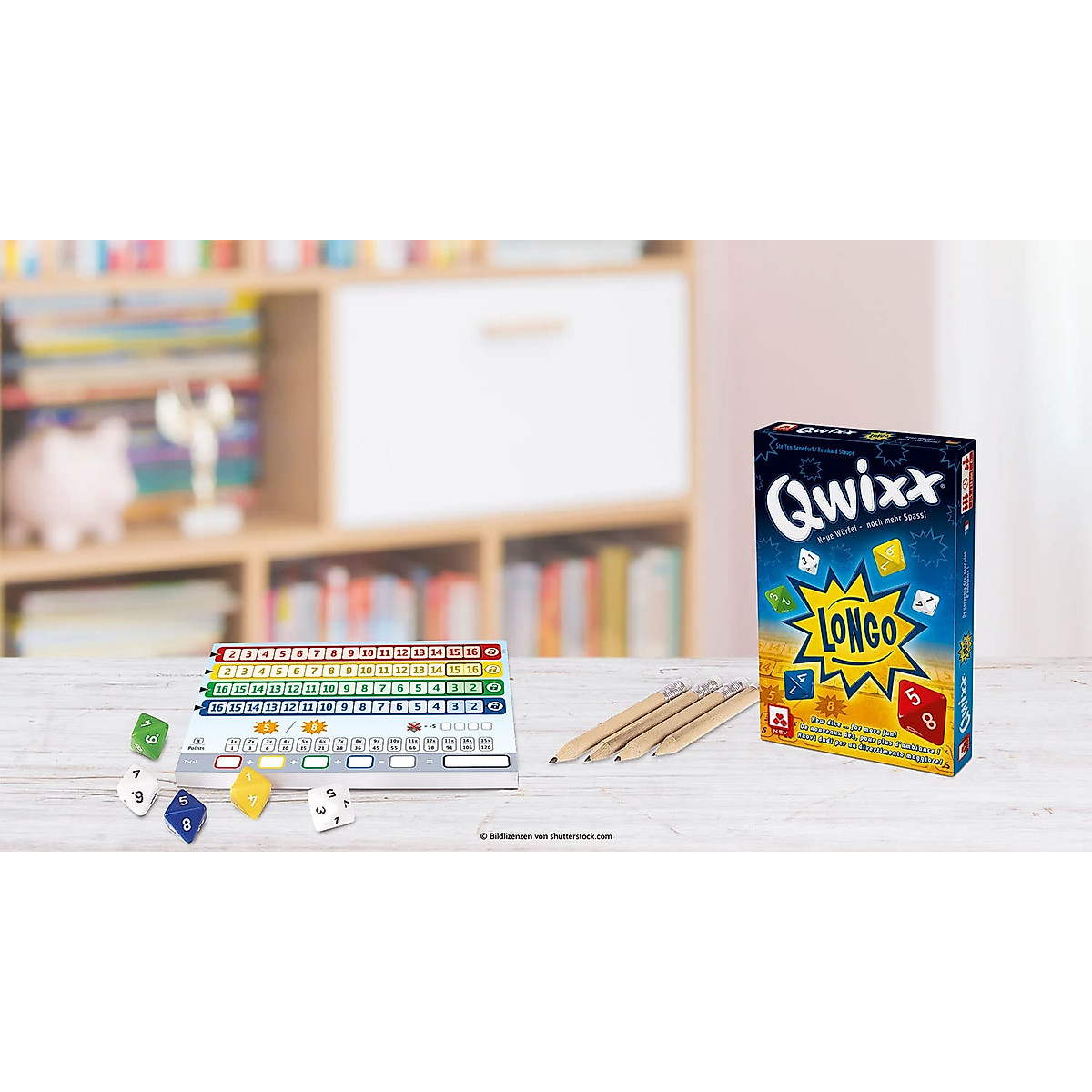 NSV | Qwixx Longo | Dice Game | Ages 8+ | 2-5 Players | 20 Minutes Playing Time