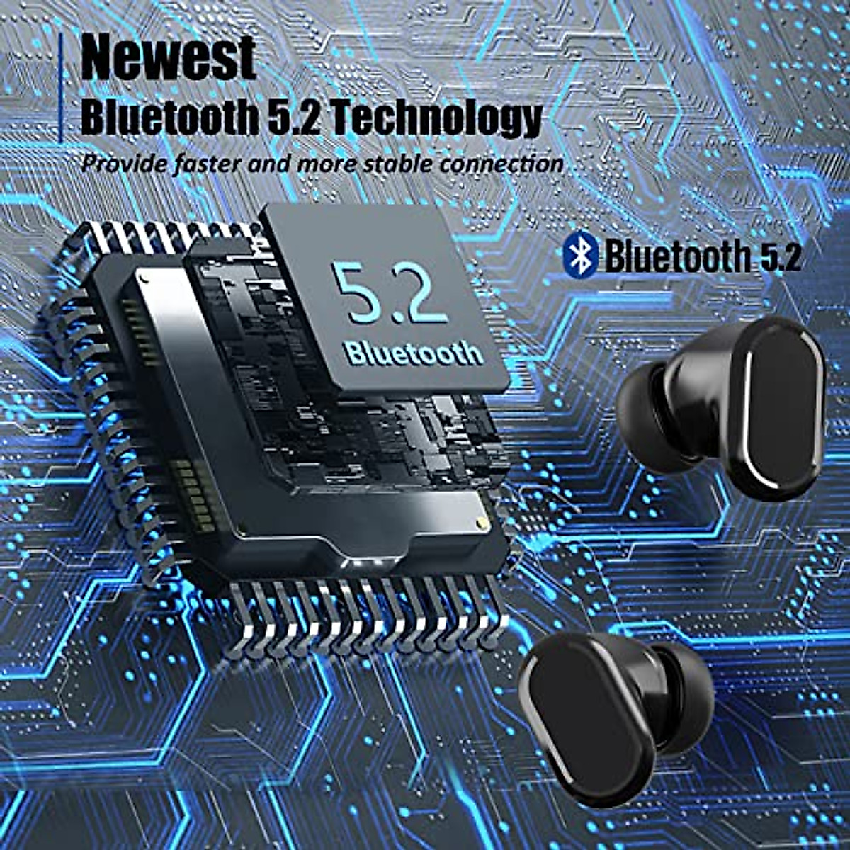 ZZN Active Noise Cancelling Earbuds, True Wireless Earbuds with Microphone, Bluetooth 5.2, Transparency Mode, Bluetooth Headphones with Deep Bass, 28H Playtime and Smart Touch Control