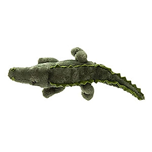 The Petting Zoo Alligator Stuffed Animal, Gifts for Kids, Wild Onez Zoo Animals, Green Alligator Plush Toy 16 inches