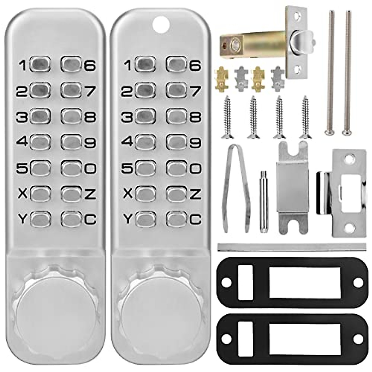 Double Sided Keyless Door Lock Lock Digits Mini Mechanical Lock Door Password Security Lock