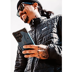 URBAN ARMOR GEAR UAG Designed for Samsung Galaxy S22 Case Camo Midnight Rugged Lightweight Slim Shockproof Pathfinder SE Protective Cover, [6.1 inch Screen]