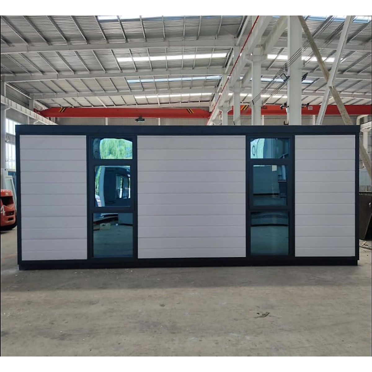 Expo Groups New Luxury 13x20ft+ Flat Roof Expandable Folding Container House Design - Prefab Foldable Home – Fully Equipped Kitchen & Bathroom + Pre-Wired (13x20ft)