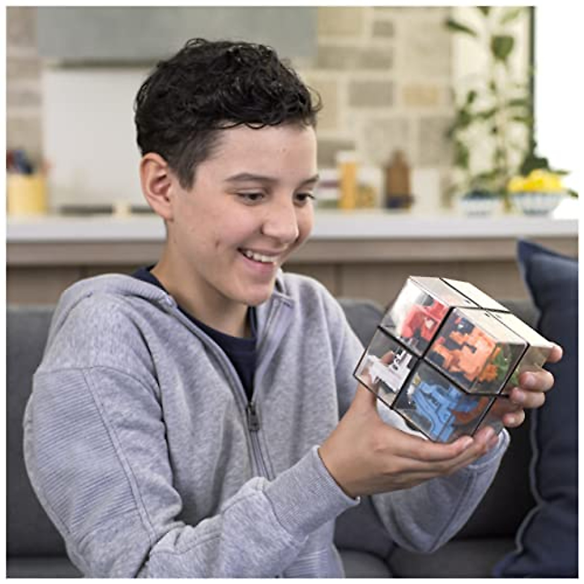 Rubik’s, Perplexus Hybrid 2 x 2 Gravity 3D Maze Game Brain Teaser Fidget Toy Puzzle Ball, for Kids & Adults Ages 8 and up