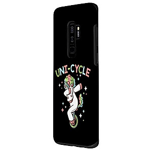Galaxy S9+ Uni-Cycle Unicorn Unicycle Case