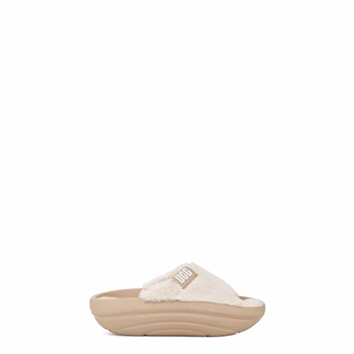 UGG Women's FOAMO UGGPLUSH Slide Sandal, Mustard Seed, 7