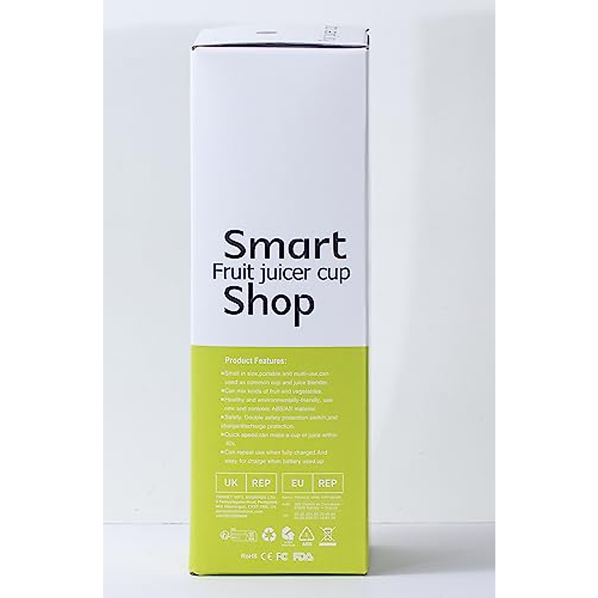 Portable Blender Cup,Electric USB Juicer Blender,Mini Blender Portable Blender For Shakes and Smoothies, Juice,380ml, Six Blades Great for Mixing,Green