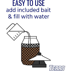 2 Pack of TERRO Fly Magnet, Reusable Fly Trap - Includes Two Fly Magnet Devices with 2 Bait Traps, 1 Pack of Refill with 2 Baits, and Two Heavy Duty 9.5 in Supply Hanging Chain
