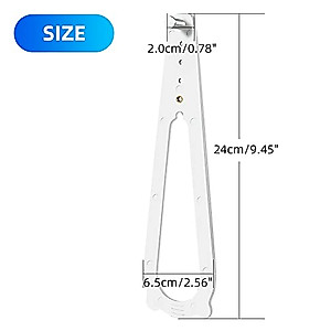 2PCS Cat Door Holder Latch, White Cat Door Alternative Installs Fast Flex Latch Strap, Stronger Flex Door Stopper Alternative Installs Fast Flex Latch Strap,4.5 inch Thick No Measuring Extra Easy