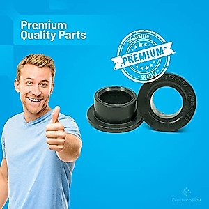 EvertechPRO WD12X10435 Lower Dishrack Roller Wheel Pack of 4 Replacement for GE Dishwasher WD12X26146 3028498 PS8756231