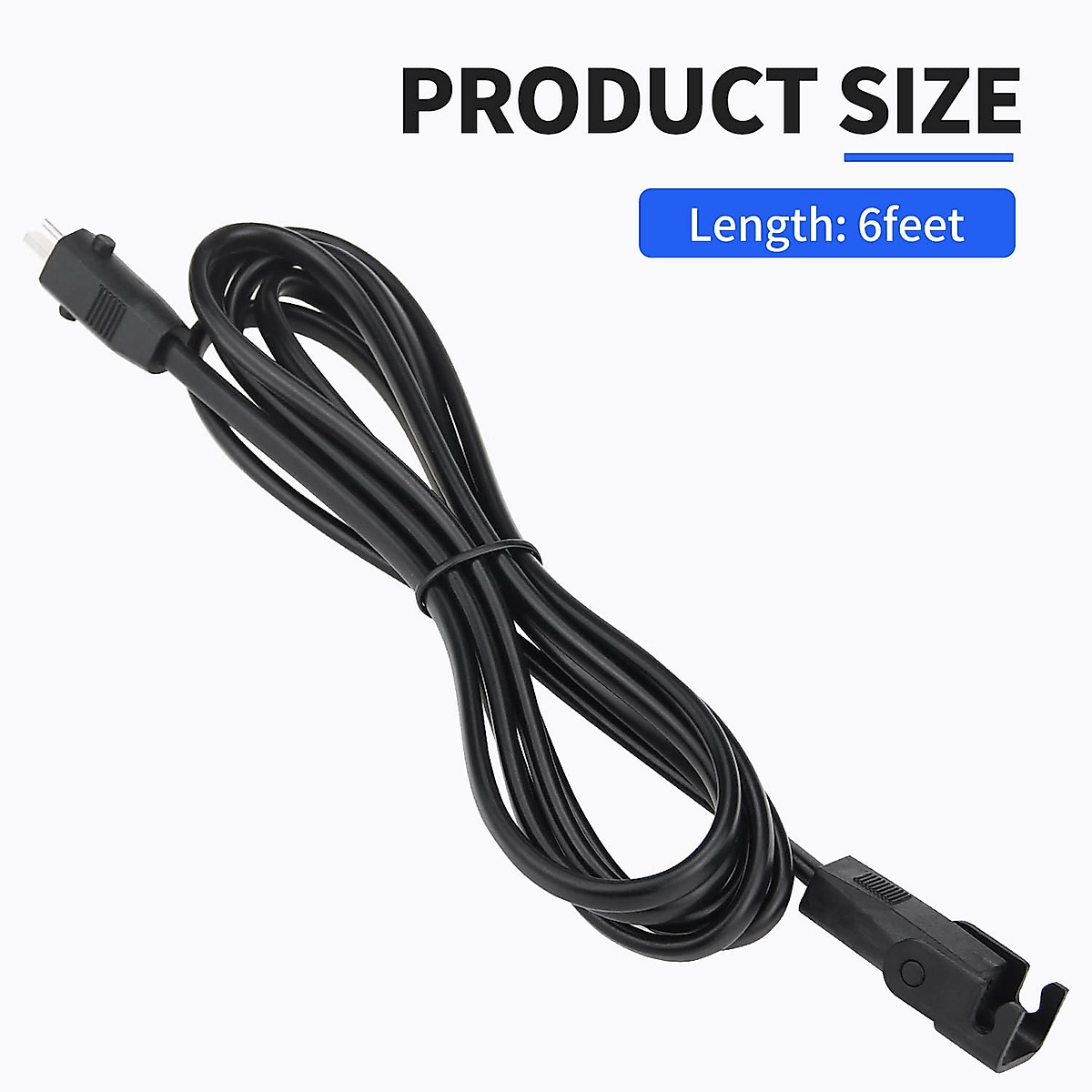 Tecreddy Recliner Extension Cord 6 Feet Replacement Power Supply Cable for Okin Limoss Lazy boy Pride Catnapper Lift Chair Power Recliner