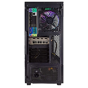 Periphio Phantom RGB Gaming Computer, Intel Quad-Core i7 3.3GHz, GeForce GTX 1650 GPU (4GB), 16GB RAM, 500GB SSD + 1TB HDD, Windows 10 Gaming PC, WiFi (Renewed)