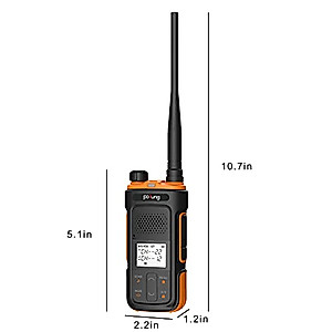 Pofung P11UV GMRS Two Way radios Long Range for Adults Rechargeable walkie talkies with Headset and USB (Type-C) Charging