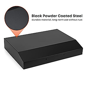 Stanbroil Hard Cover Hood 5011 Griddle Hood for Blackstone 22 Inches Table Top Griddle with Rear Grease, Black