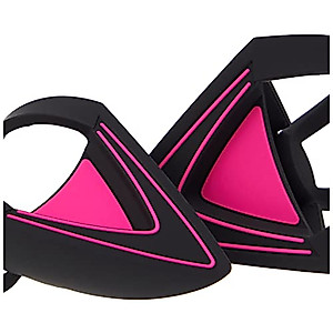 Razer Kitty Ears for Kraken Headsets: Compatible with Kraken 2019, Kraken TE Headsets - Adjustable Straps - Water Resistant Construction - Neon Purple