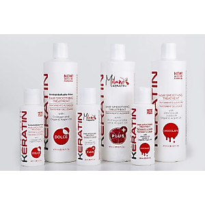 Milano Care Hair Smoothing Treatment – Keratin Mask for Silky, Smooth Hair – Professional Salon Jojoba Oil and Amino Acid Hair Care System, Chocolate, 16 fl oz