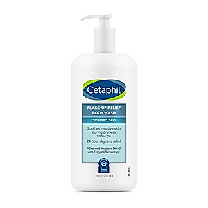 Cetaphil Body Wash, NEW Flare-Up Relief Body Wash with Colloidal Oatmeal to Help Soothe and Condition Ultra-Dry, Stressed, Sensitive Skin, 20 oz