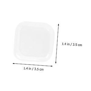 Yardenfun 20pcs Box Sundries Storage Case Desktop Case Nail Art Storage Container Clear Container Craft Supplies Container Clear Jewelry Case Transparent Organizer Case High Transparency