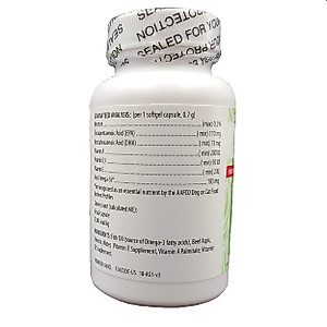 Dr. Judy Morgan's Naturally Healthy Pets Omega3 Fatty Acid Fish Oil Softgels Supplement for Dogs and Cats (Small)