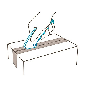 Martor 125002.02" Secunorm Mizar Cutter, Black/Blue