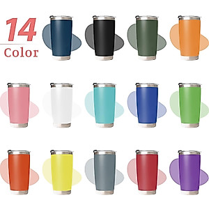 Aeekdook Personalized Tumblers with Names - Custom 20oz Double Wall Stainless Steel Tumbler, Customized Travel Coffee Cup Mug Lid and Straw, Personalized Christmas Birthday Gifts for Men Women