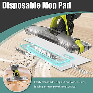 EGR 22 Pack Vacmop Pads Refills for Shark, Disposable Vacmop Replacement Pads Compatible with Shark Vacmop VM252 VM251 VM200 VM190 VM250 VC205 Vacuum Mops