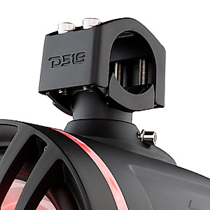 DS18 NXL-X8TP/BK Hydro 8" Marine Water Resistant Wakeboard Towers Speakers with Integrated RGB LED Lights - 375 W Max 125 W RMS 4 Ohms - Great for Boats Motorsports Jeep ATV & UTV - Pair