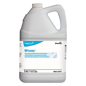 Diversey 94512767 Wiwax Cleaning & Maintenance Emulsion Liquid 1 gal Bottle 4/Carton