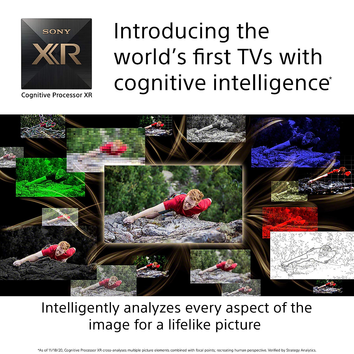 Sony A90J 83 Inch TV: BRAVIA XR OLED 4K Ultra HD Smart Google TV with Alexa Compatibility XR83A90J- 2021 Model UBP- X700M 4K Ultra HD Home Theater Streaming Blu-ray™ Player