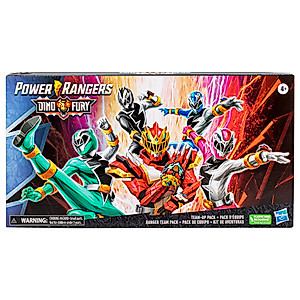 Power Rangers Dino Fury Team Up Pack, 6-Inch Action Figures, Toys for 4 Year Old Boys and Girls, Action Figure Set, Superhero Toys (Amazon Exclusive)