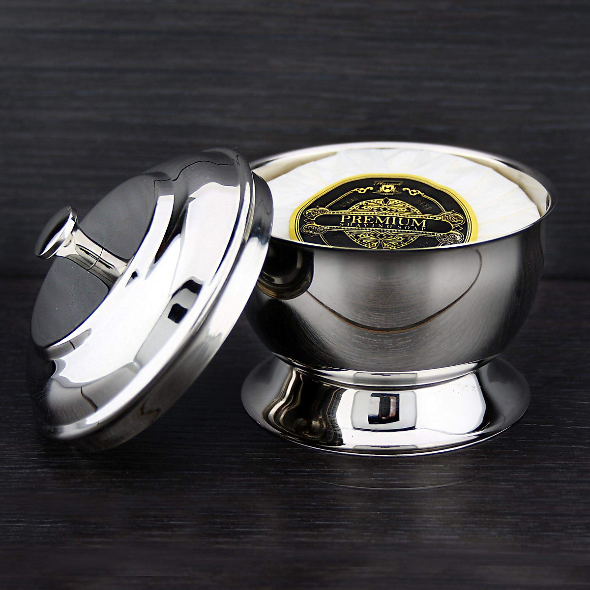 Haryali London Shaving Bowl for Wet Clean Shave Made with Stainless Steel