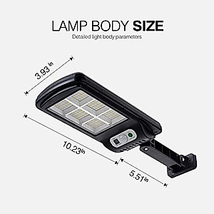 Viruhaka 2 Pack 100W Solar Street Lights Outdoor,10000LM, Solar Dusk to Dawn Lights Outdoor Motion Sensor Solar Security Light, Suitable for courtyards, Garage, Garden, Patio, Farm