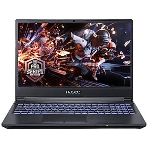 Hasee Z8 (15.6'', i7-11800H, RTX3060), Gaming Laptop, i7-11800H 4.6GHz, 16G DDR4 RAM, 512G NVMe PCIe4.0 SSD, RTX3060 6G GDDR6, 15.6'' 144Hz 1920x1080 FHD IPS Display, RGB KB, WF, BT, Win11, Ore Black