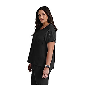 BARCO One BOT142 Women's Uplift Scrub Top Black 2XL