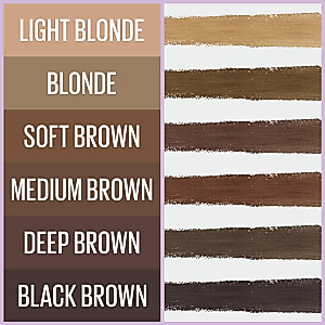 Maybelline New York Maybelline Express Brow 2-in-1 Pencil and Powder, Deep Brown, 0.02 Fl. Ounce, 260 Deep Brown, 0.02 fluid_ounces (Pack of 2)