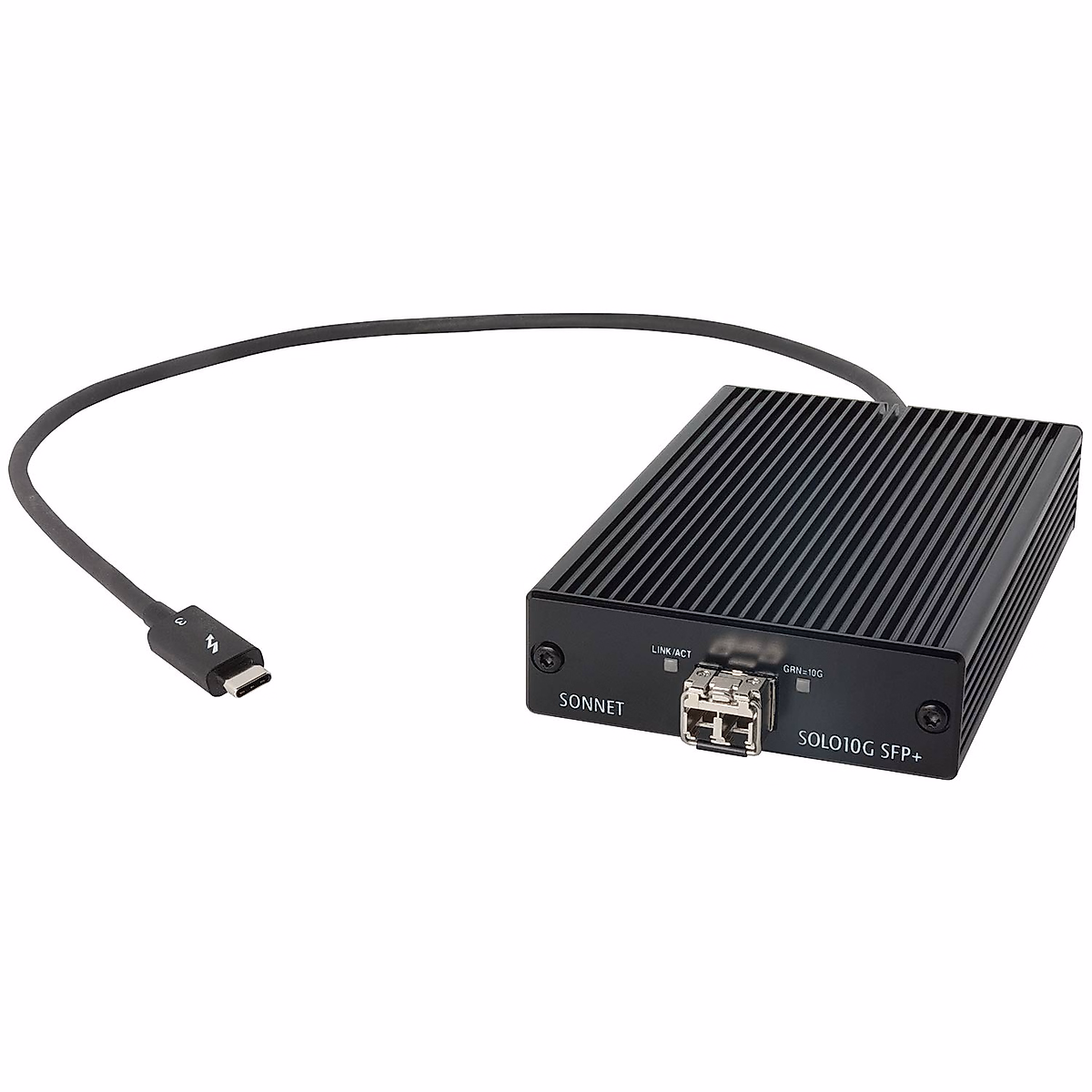 Sonnet Solo 10G Thunderbolt 3 to SFP+ 10 Gigabit Ethernet Adapter (SFP+ [SR] Included)