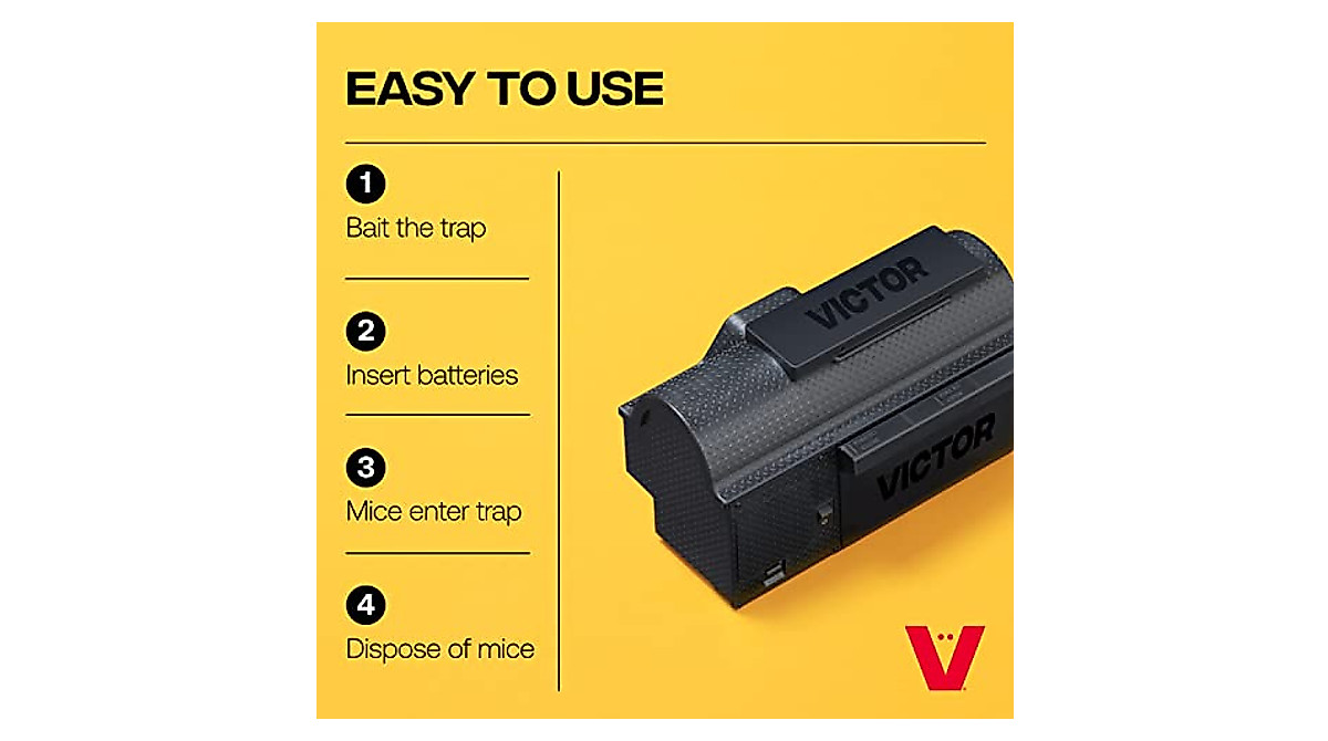 Victor M260: Humane Electronic Mouse Trap - 10 Mice Capacity
