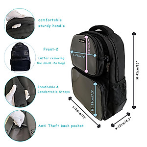 Eien Kaliforua Backpack Ita Bag Pins Display Bag Detachable 2way Unisex